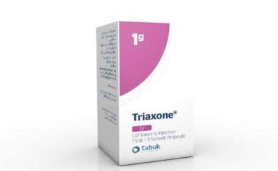 ترياكسون 1 جم فيال وريد | مضاد حيوي للحقن الوريدي